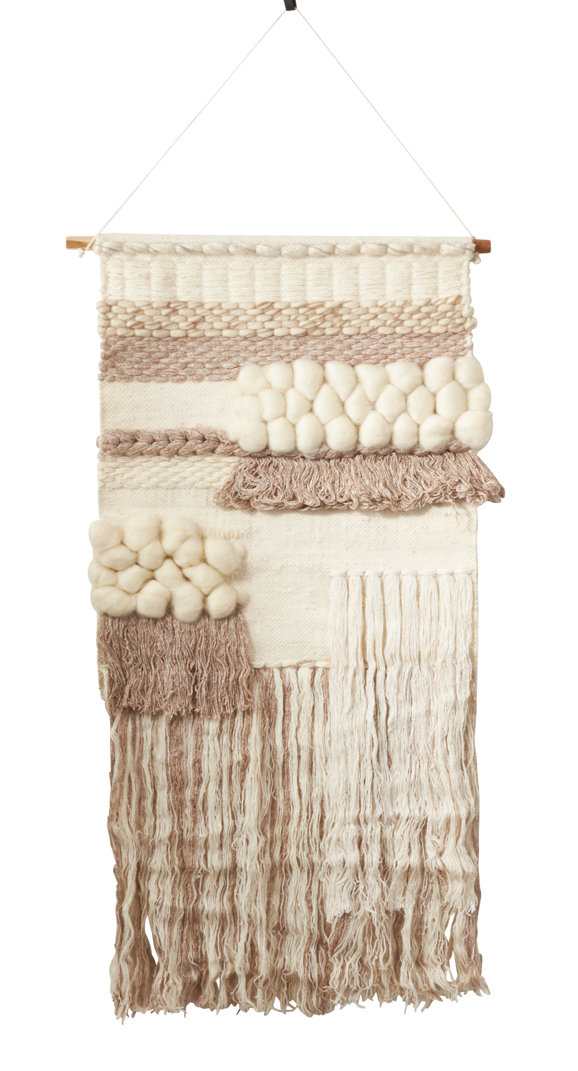 Dakota Fields Blended Fabric Fringed Design Woven with Rod Included ...