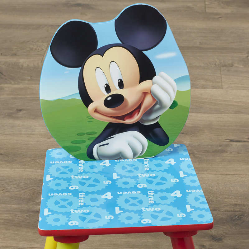 Delta Children Mickey Mouse Kids 3 Piece Writing Table and Chair Set ...
