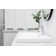 AGUA CANADA Polymarble Rectangular Drop-In Bathroom Sink with Overflow ...