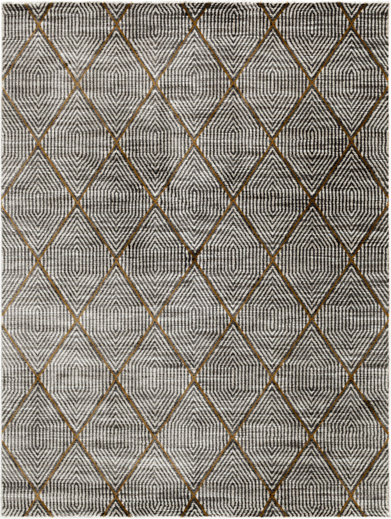 Corrigan Studio® Ericksen Geometric Gray Area Rug | Wayfair