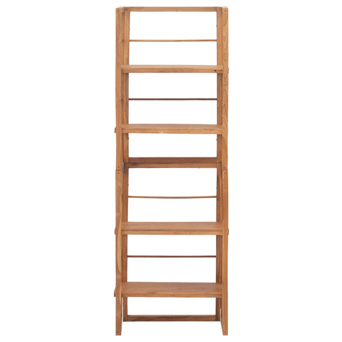 Loon Peak® Aashild Solid Teak Shelving Unit Wood | Wayfair