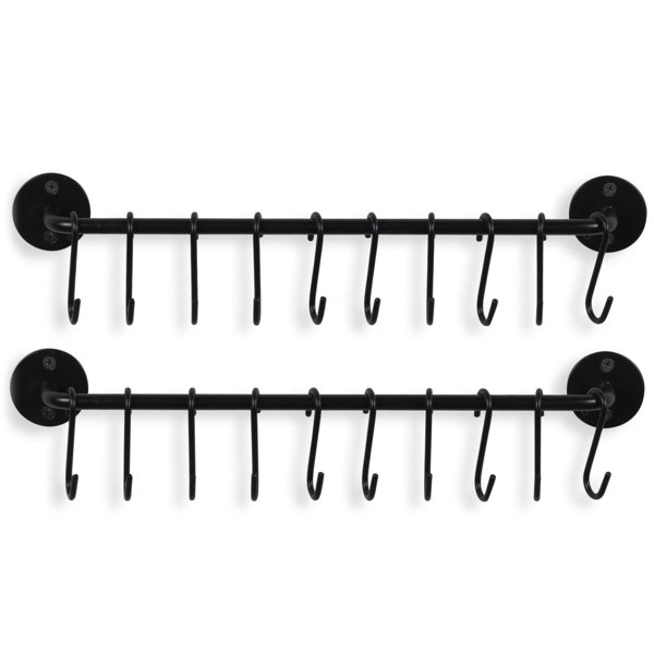 Prep & Savour Wall Mounted Pot Rack & Reviews | Wayfair