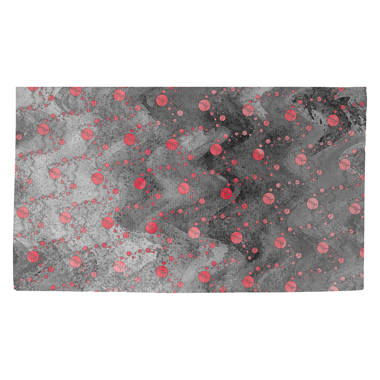 Latitude Run® Avicia Performance Black/Pink Rug | Wayfair