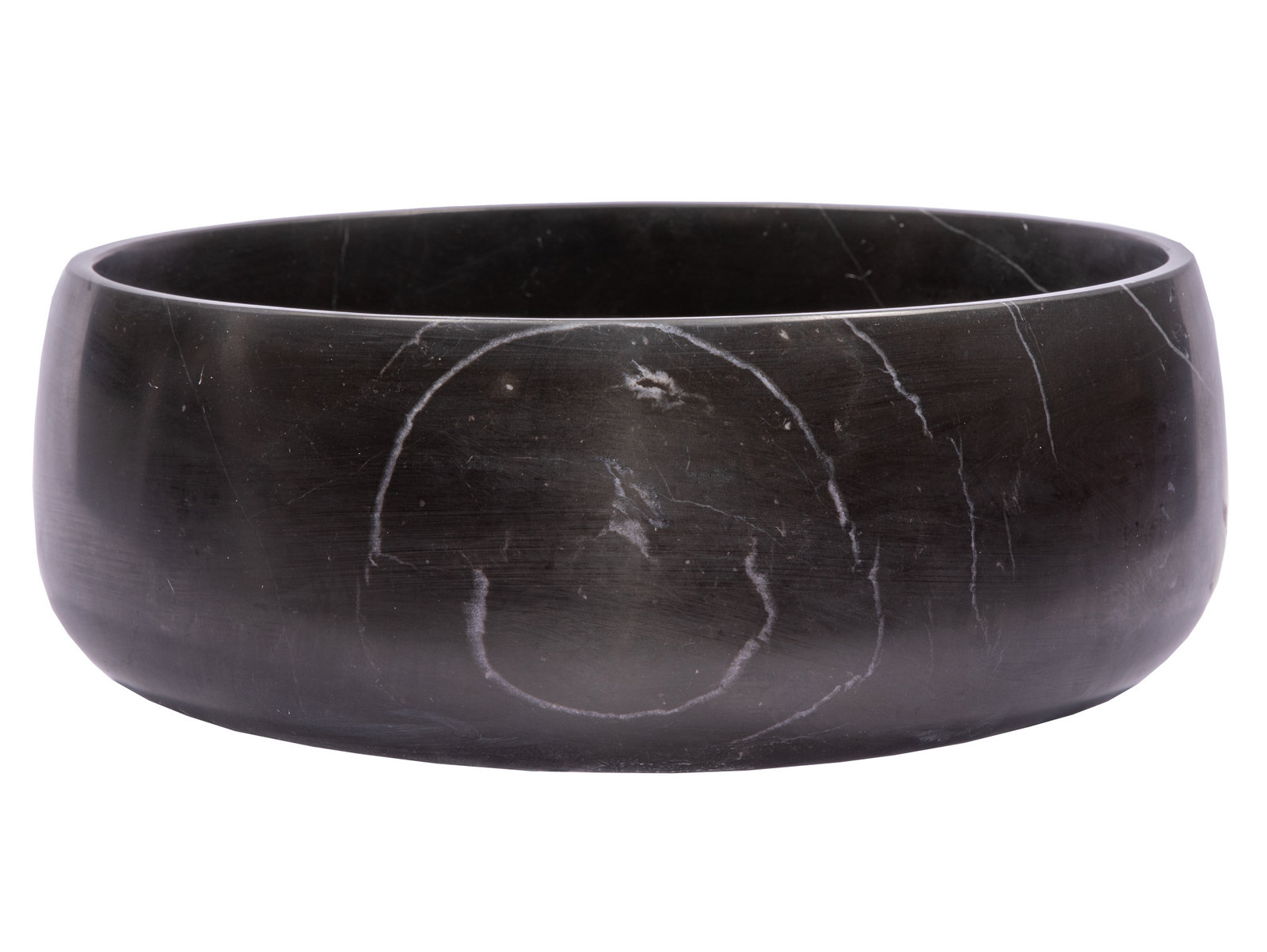 EdenBath Eden Bath 16'' Marble Circular Vessel Bathroom Sink | Wayfair