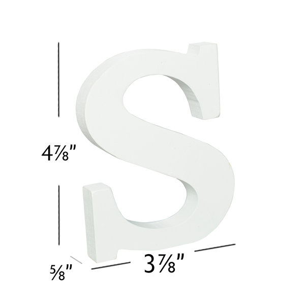 Latitude Run® Wood Letter Block & Reviews | Wayfair