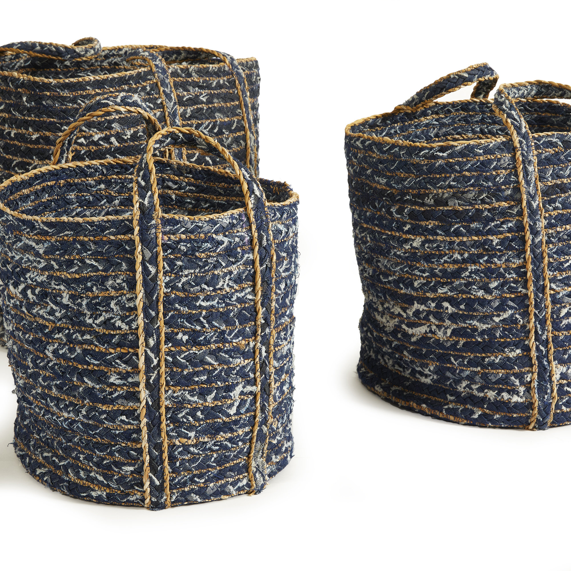 Joss & Main Palma 3 Piece Fabric Basket Set | Wayfair