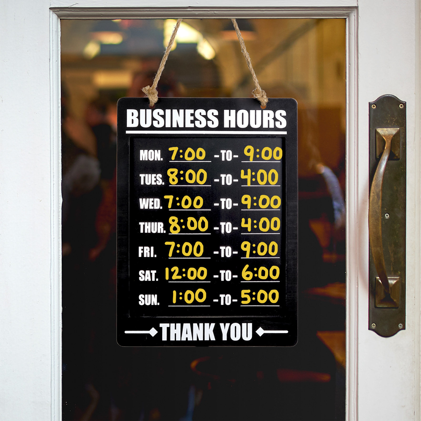 Excello Global Products Business Hours Hanging Sign | Wayfair