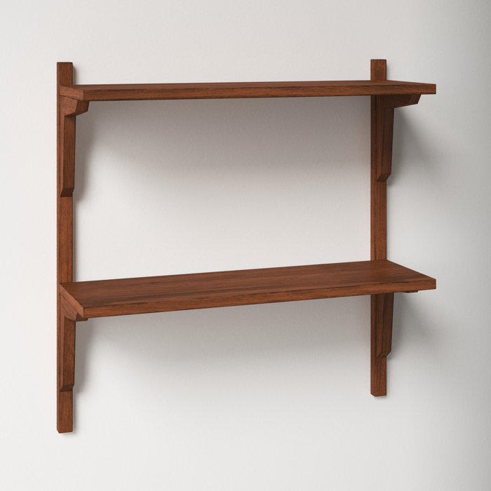AllModern Baez Poplar Solid Wood Wall Shelf & Reviews | Wayfair