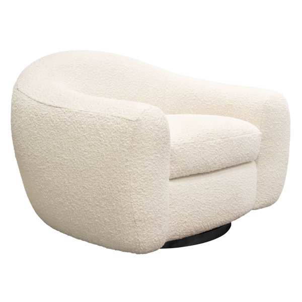 Diamond Sofa Pascal Upholstered Swivel Barrel Chair & Reviews | Wayfair