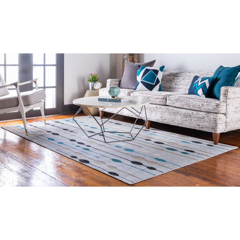 Latitude Run® Alaina Gray Indoor/Outdoor Rug & Reviews | Wayfair