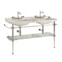 WS Bath Collections Waldorf Ceramic 60" Console Bathroom Sink with ...