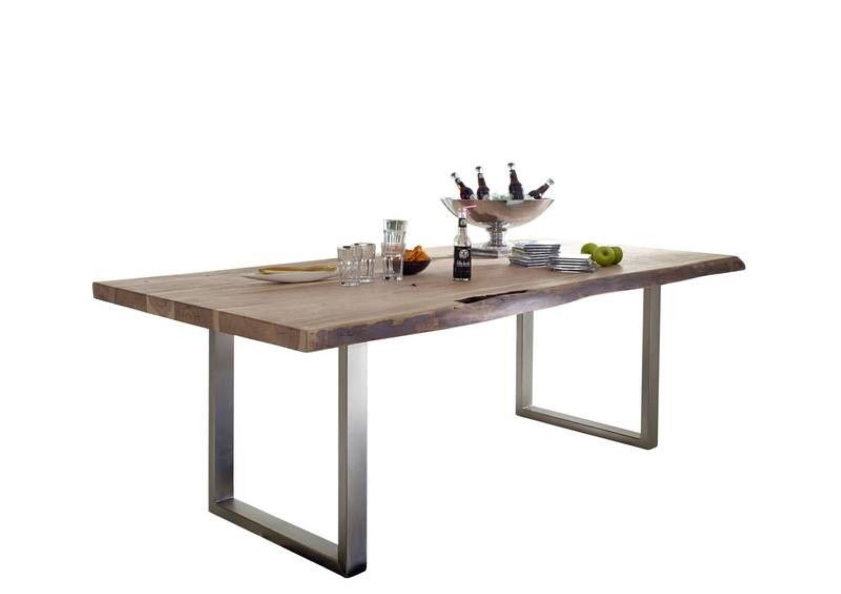 Massivmoebel24 Iron Dining Table | Wayfair.co.uk