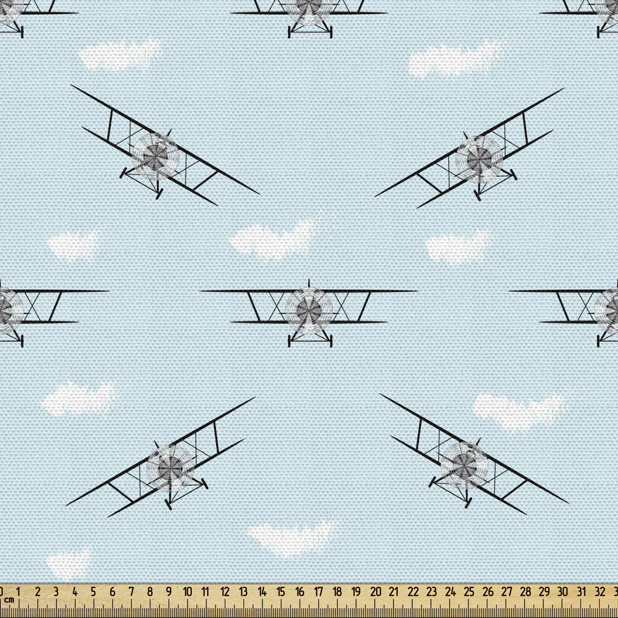East Urban Home Ambesonne Airplane Fabric By The Yard, Old Aircraft ...