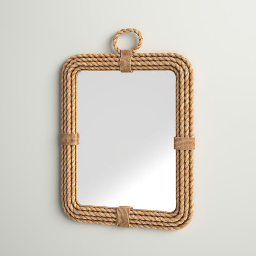 Sand & Stable Bristol Rectangle Rope Wall Mirror & Reviews | Wayfair