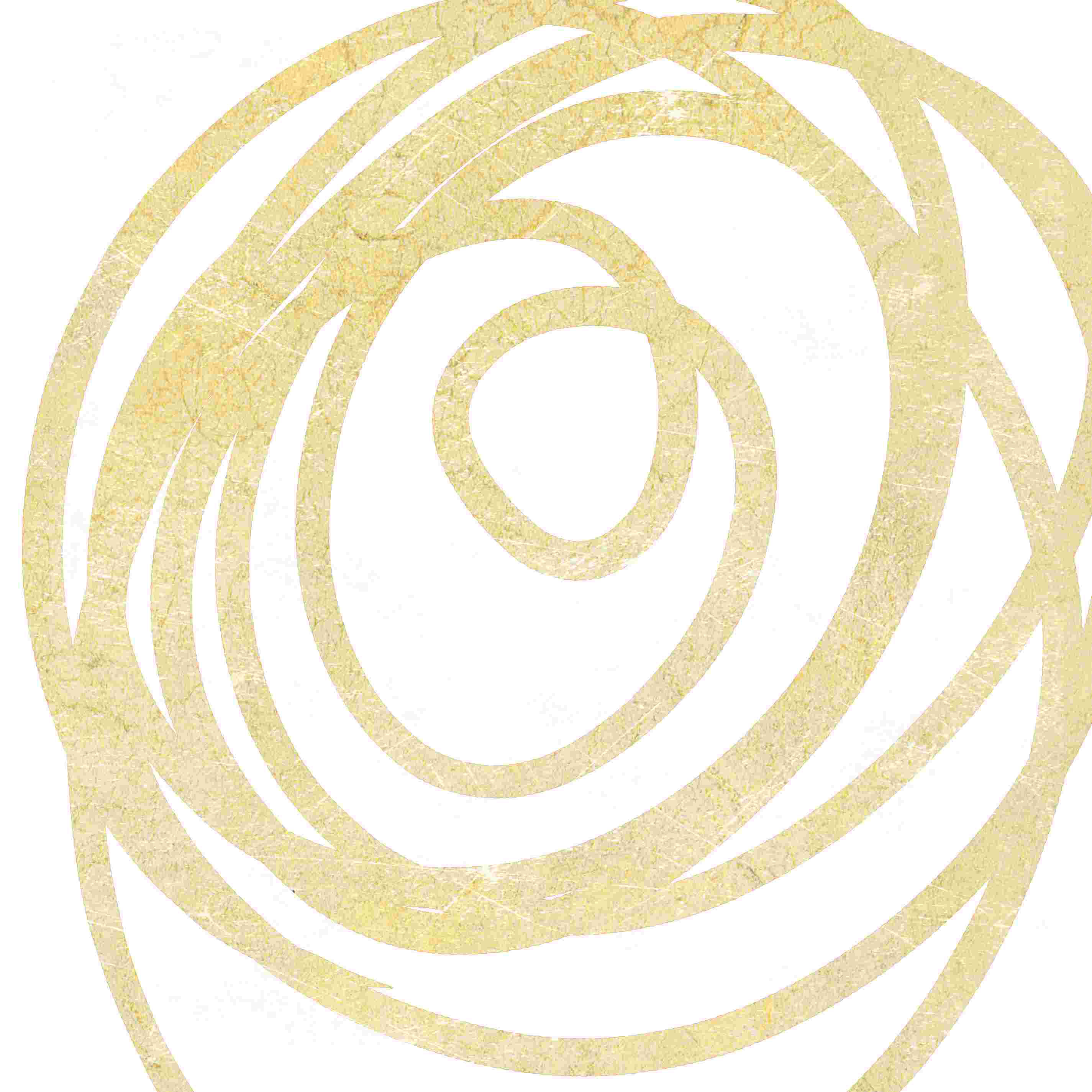 Wrought Studio Golden Swirl 1 - Wrapped Canvas Graphic Art | Wayfair