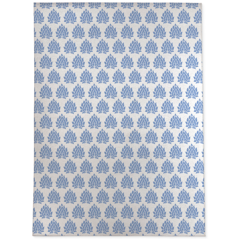 Everly Quinn Eastleigh Blue/Periwinkle Rug | Wayfair