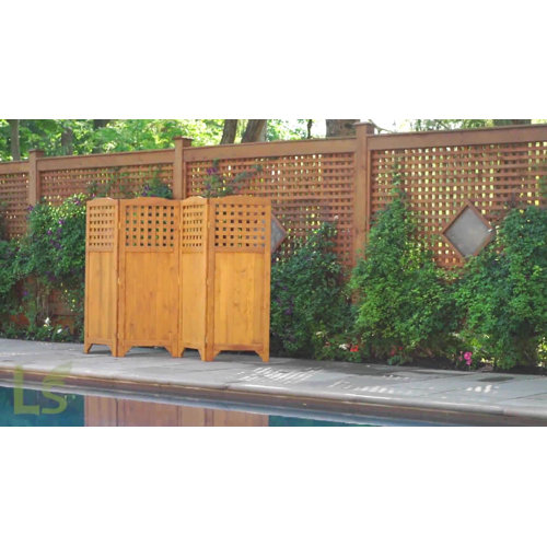 Leisure Season 5 ft. H x 8 ft. W Wood Fence Panel & Reviews | Wayfair