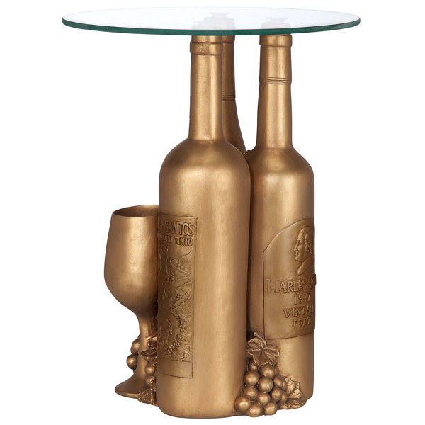 Design Toscano Wine and Dine Sculptural End Table & Reviews | Wayfair