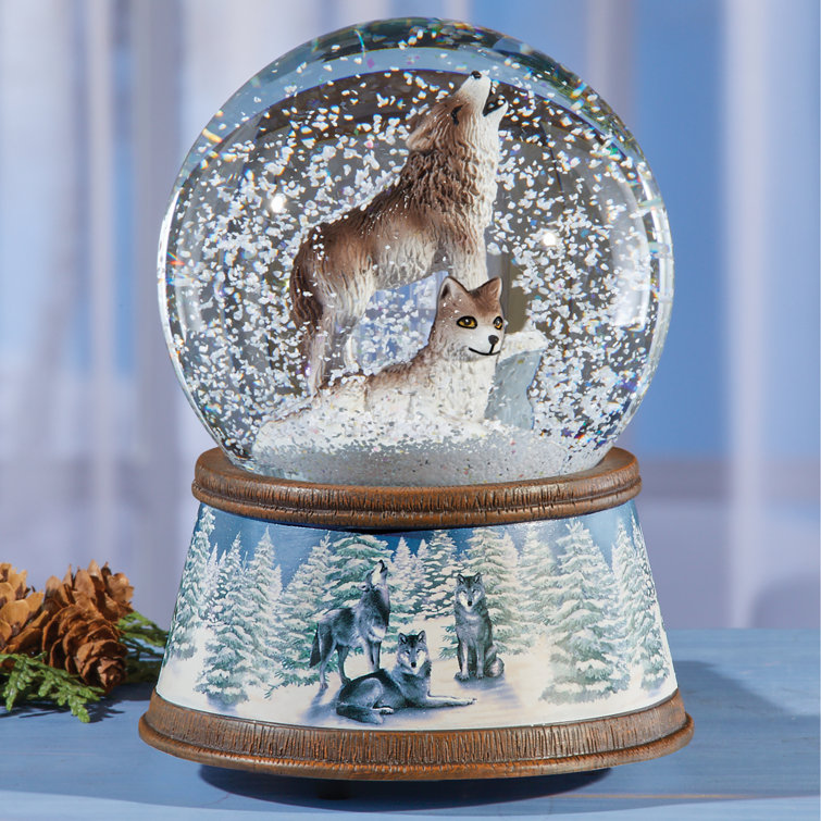 The Holiday Aisle® Wolf Snow Globe - Wayfair Canada