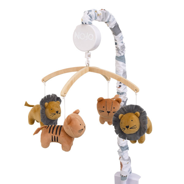 NoJo Zoo Velboa Lions and Tigers Musical Mobile | Wayfair