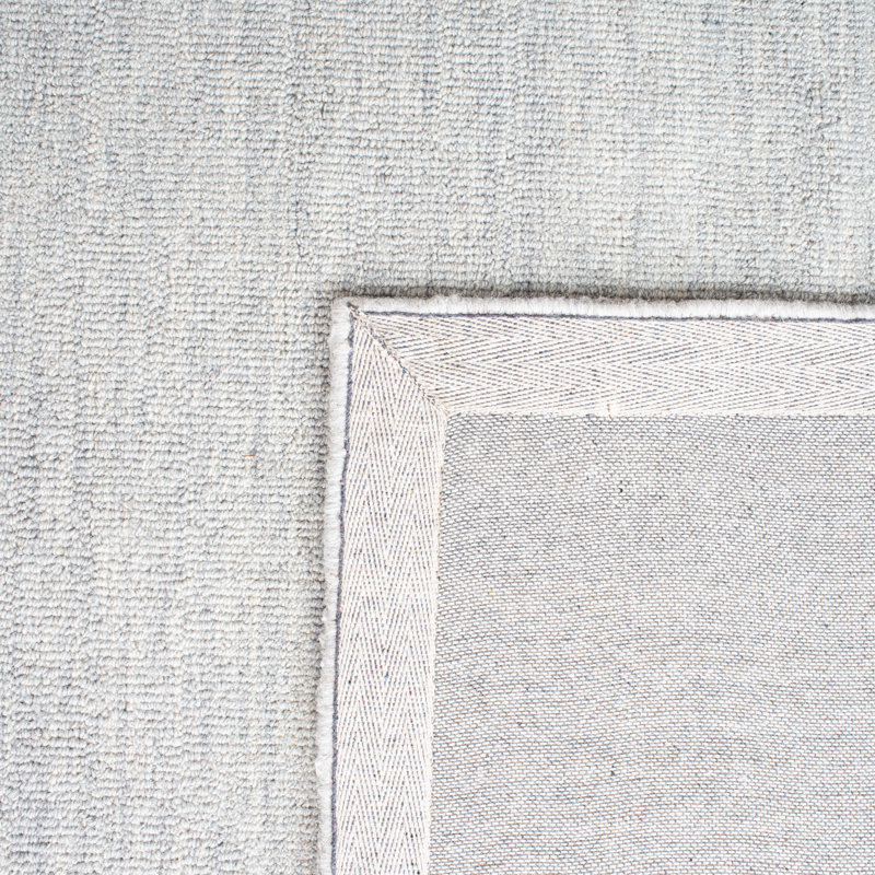 Gracie Oaks Massad Handmade Wool Gray/Ivory Rug | Wayfair