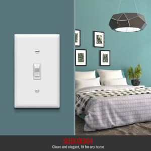 Enerlites 15-Amp Single Pole Toggle Light Switch | Wayfair