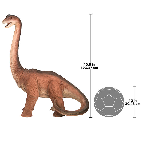 Design Toscano Scaled Jurassic Brachiosaurus Dinosaur Statue & Reviews ...