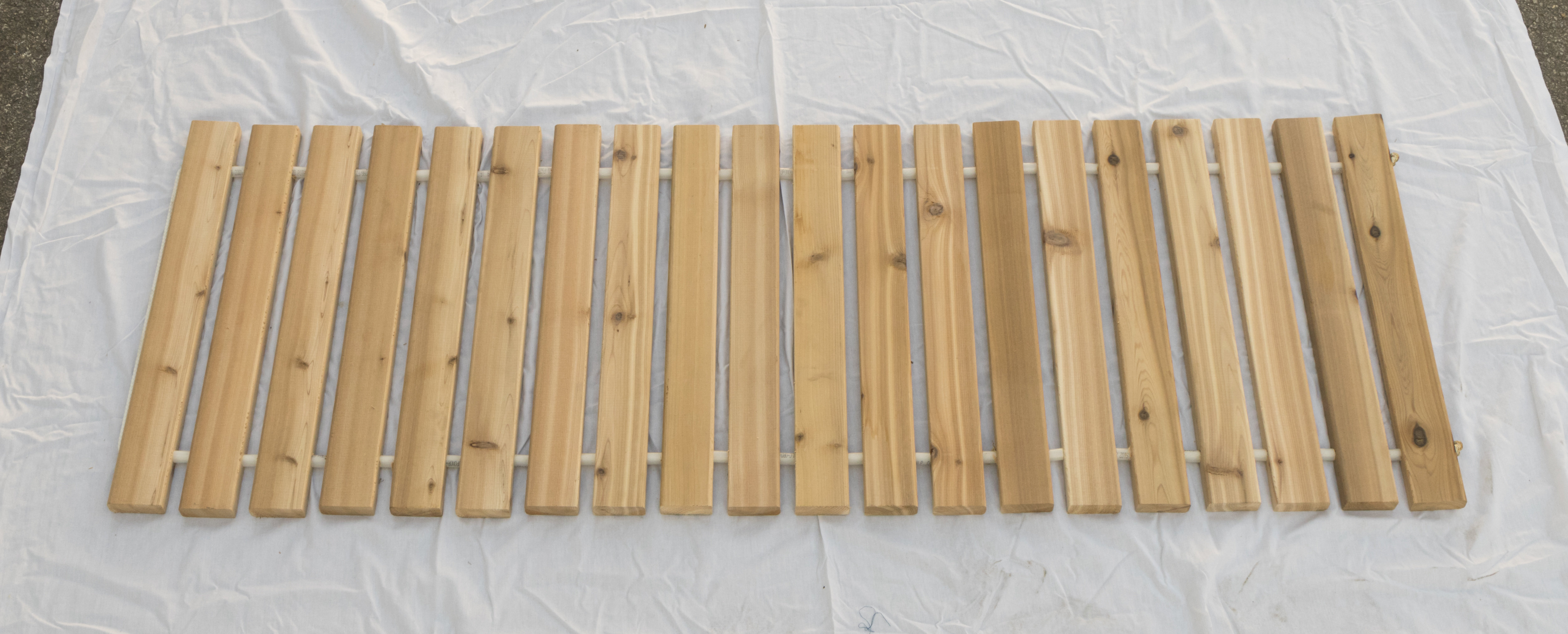 Kunkle Holdings LLC 2'' X 10'' Red Cedar Roll-Up Walkway | Wayfair