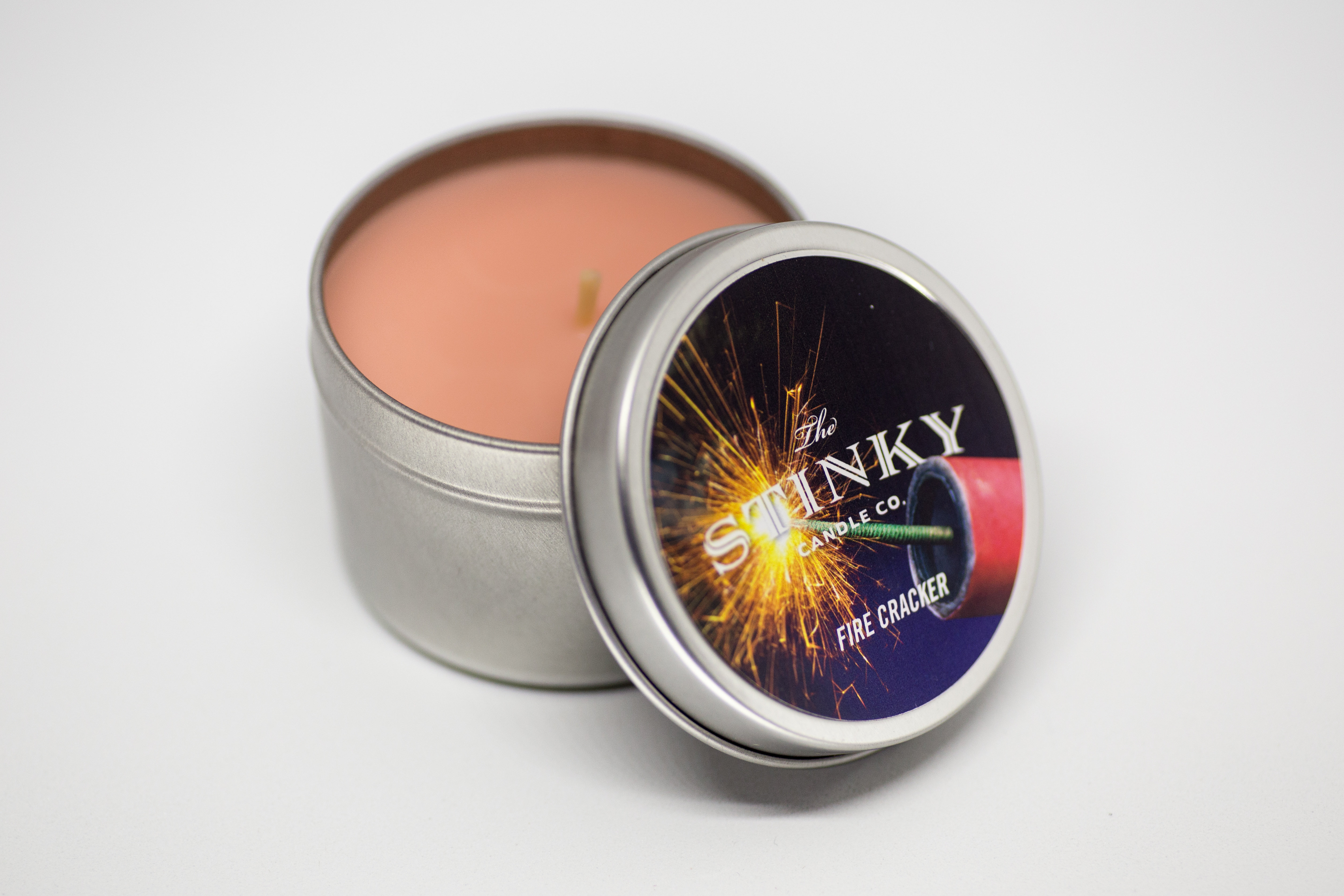 TheStinkyCandleCompanyLLC Firecracker Scented Jar Candle | Wayfair