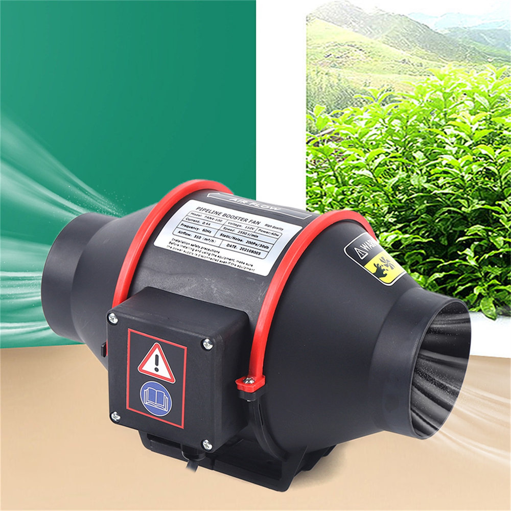 SUNYOU 4-Inch Round Duct Fan Ventilation Exhaust Fan | Wayfair