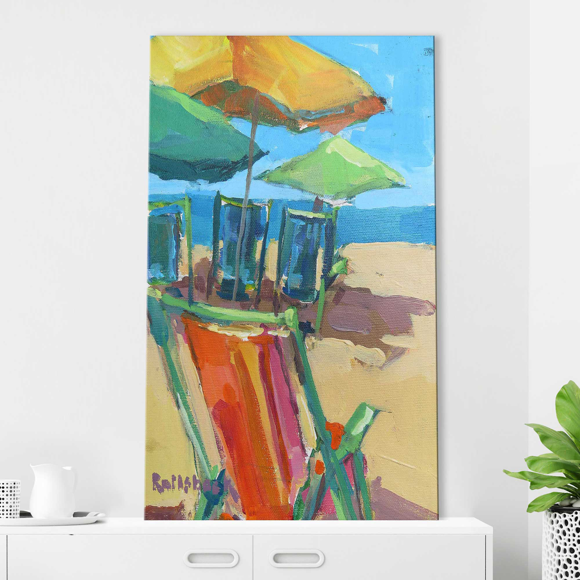 Rosecliff Heights Beach Days by Page Pearson Railsback - Painting | Wayfair