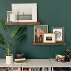 Birch Lane™ Dominique Alder Solid Wood Floating Shelf & Reviews | Wayfair