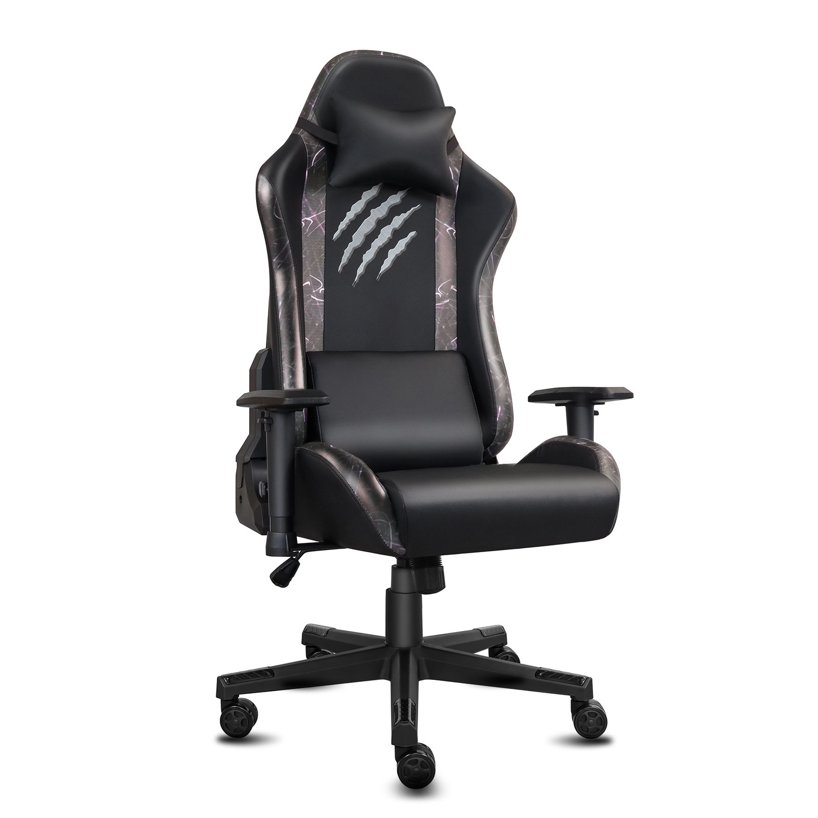 Inbox Zero Reclining Ergonomic Swiveling PC & Racing Game Chair in ...