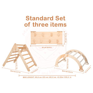 WoodandHearts Standard Size Triangle Arch Ramp Climber & Reviews | Wayfair
