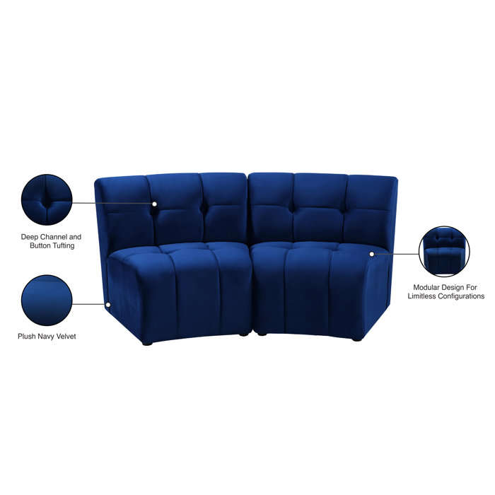 Latitude Run® Jedson 2 - Piece Upholstered Sectional & Reviews | Wayfair