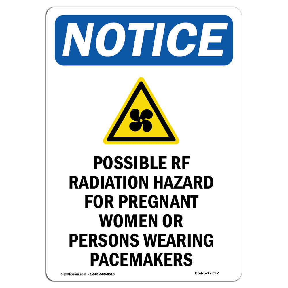 SignMission Possible RF Radiation Sign with Symbol | Wayfair