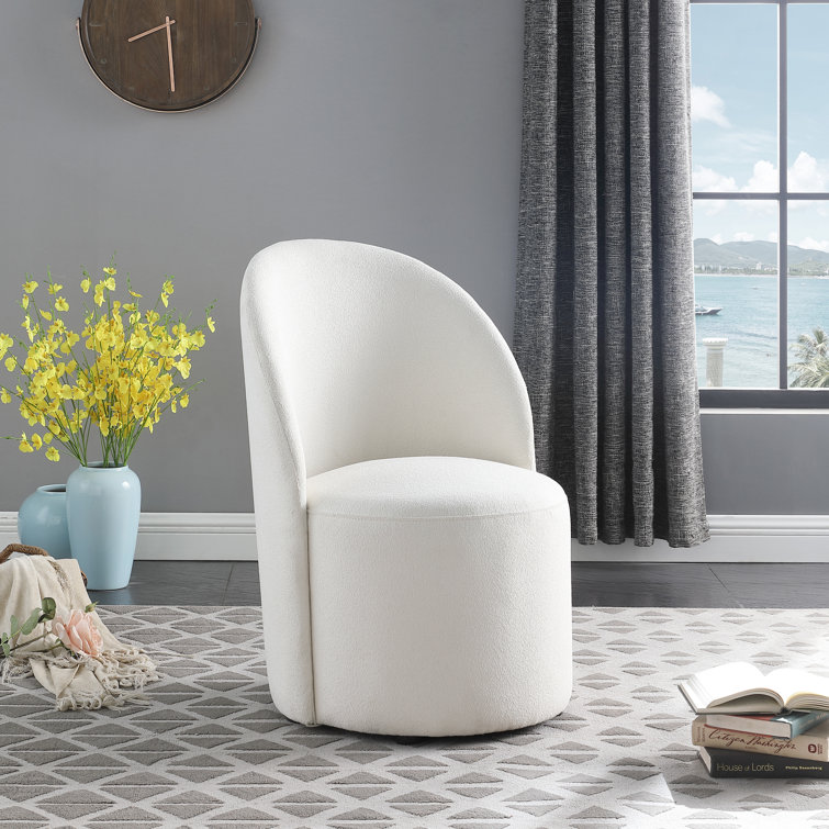 Orren Ellis Yulon Upholstered Barrel Chair | Wayfair