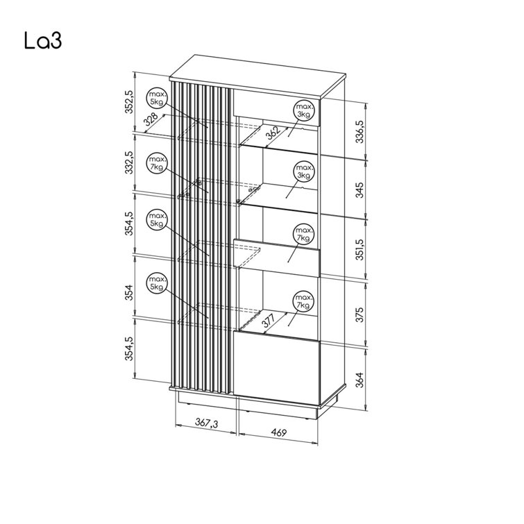 Williston Forge Densel Console Display Cabinet | Wayfair.co.uk