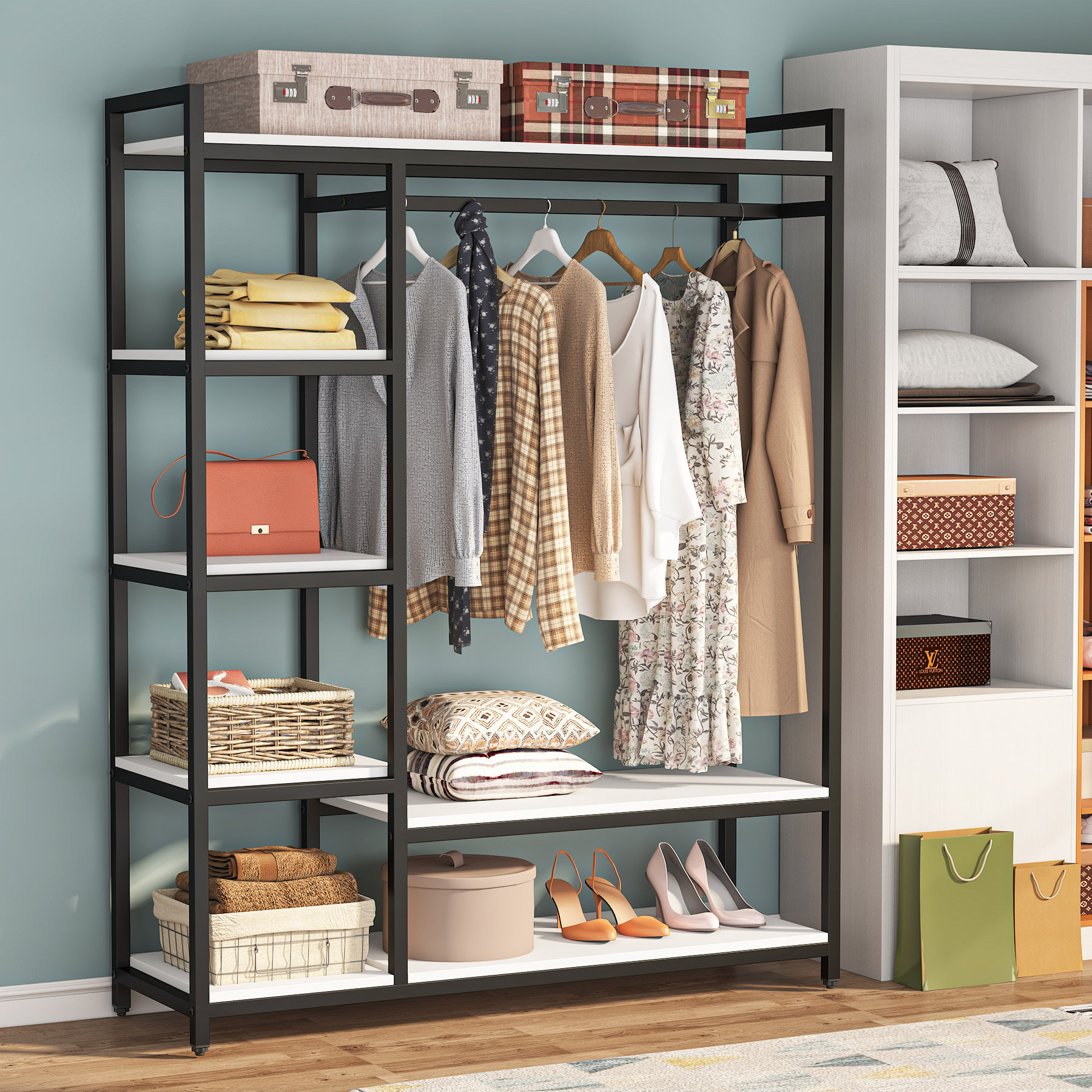 17 Stories Krina 47'' Clothes Rack & Reviews | Wayfair