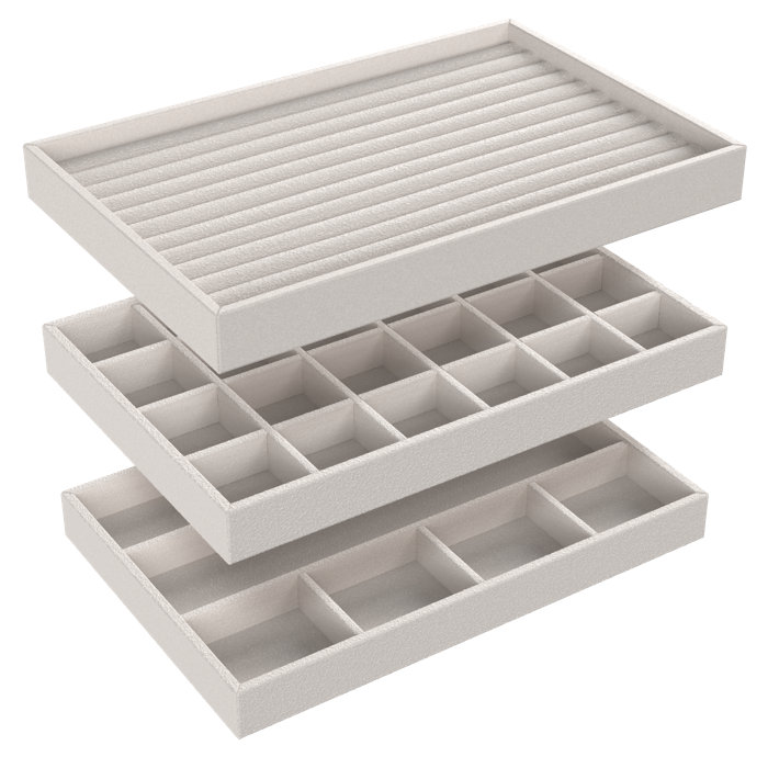 ClosetMaid 3 Piece Jewelry Organizer Tray Set & Reviews | Wayfair