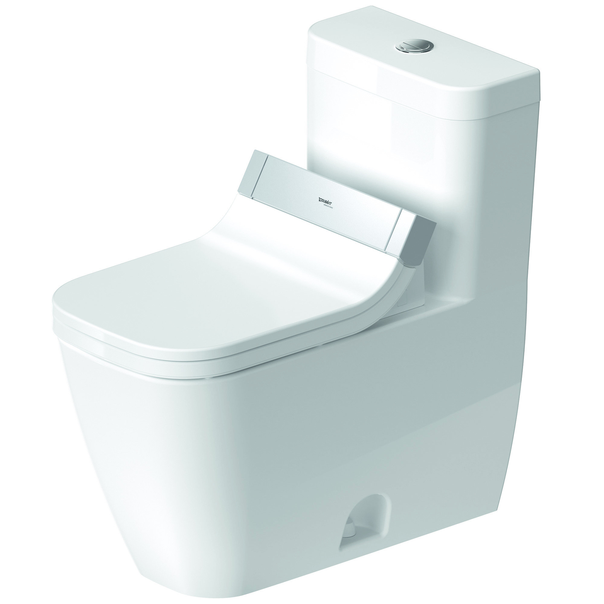 Duravit Dual-Flush Elongated One-Piece Toilet with Hygieneglaze (Seat ...