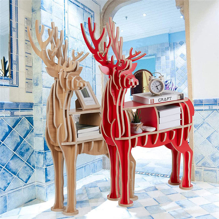 The Seasonal Aisle Mitzi 142cm H X 110cm W Solid Wood Bamboo Animals ...