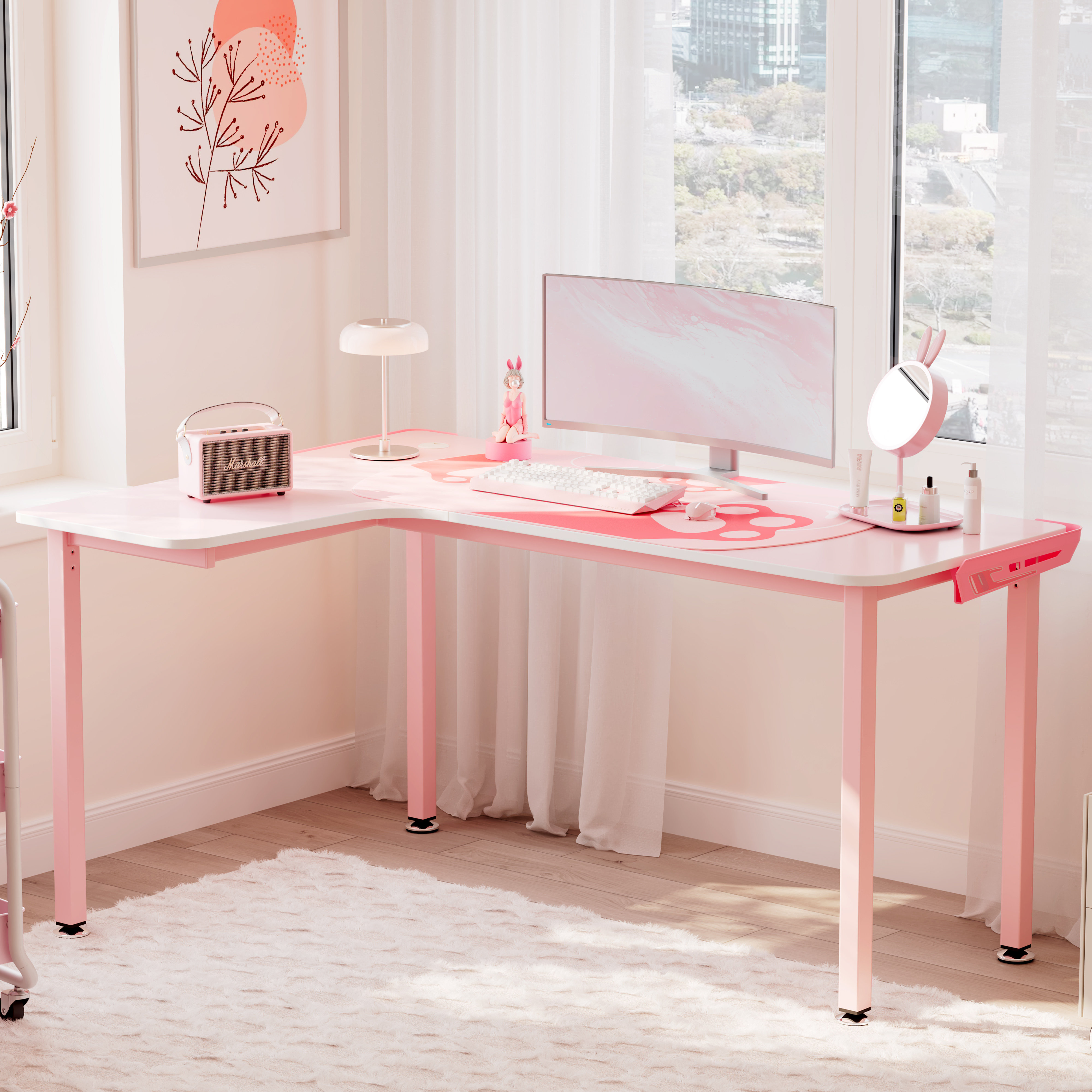 Eureka Ergonomic Abbate Gaming L-Shape Desk & Reviews | Wayfair