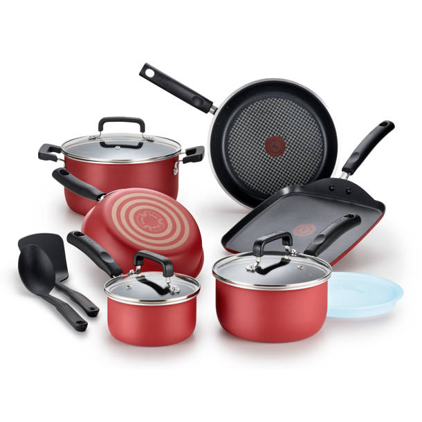 T-Fal Signature 12 Piece Aluminum Non Stick Cookware Set & Reviews ...