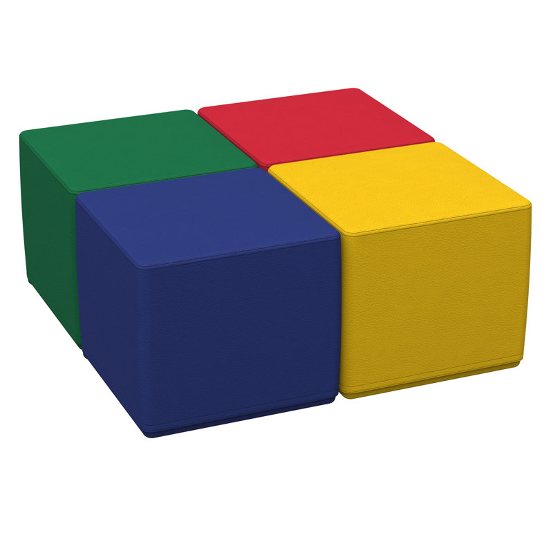 Factory Direct Partners SoftScape Cube 4 Piece Soft Seating & Reviews ...