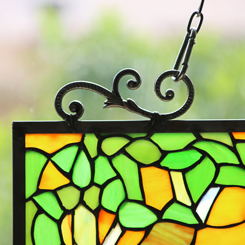 Chloe Lighting Autumn Tiffany Window Panel | Wayfair