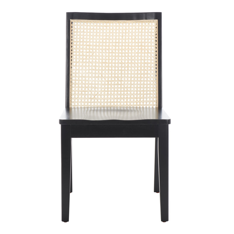 Sand & Stable Kalin Side Chair in Black/Natural | Wayfair