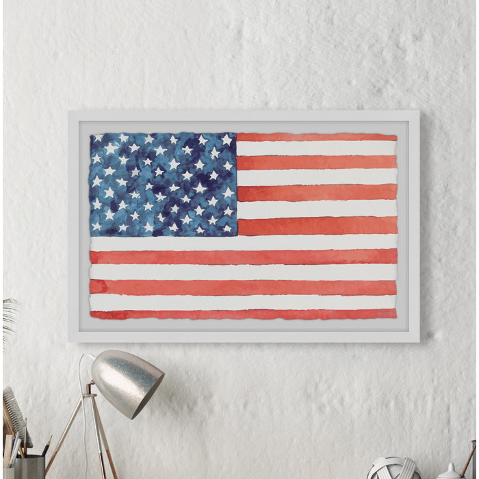 Marmont Hill Flag Of America - Picture Frame Painting | Wayfair