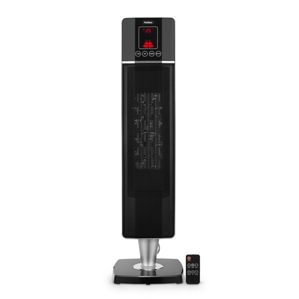 VonHaus 2000 Watts Electric Fan Tower Heater with Adjustable Thermostat ...