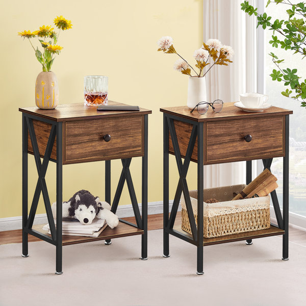 One-drawer-bedside-table | Wayfair